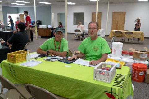 Cleaning buckets for flood victims - Sunnyvale United Methodist Church